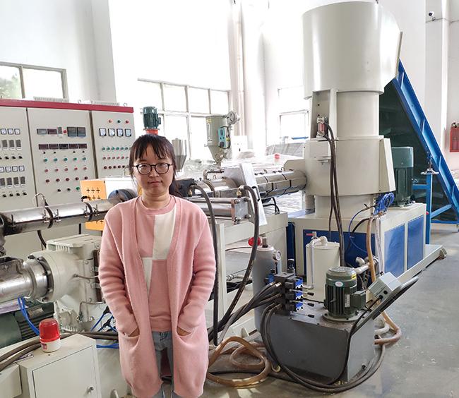 Mother and baby extruder plastic pelletizing machine for PP PE material