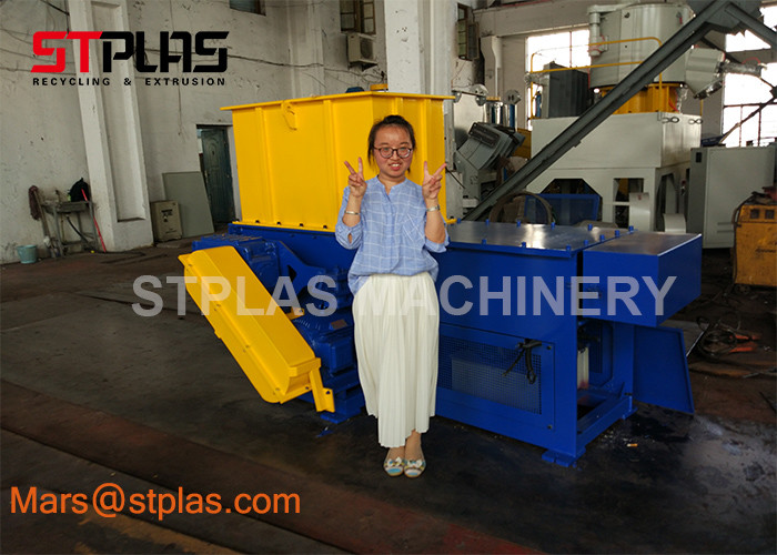 Waste Hard Plastic Lump HDPE Pipe Plastic Single shaft industry ...