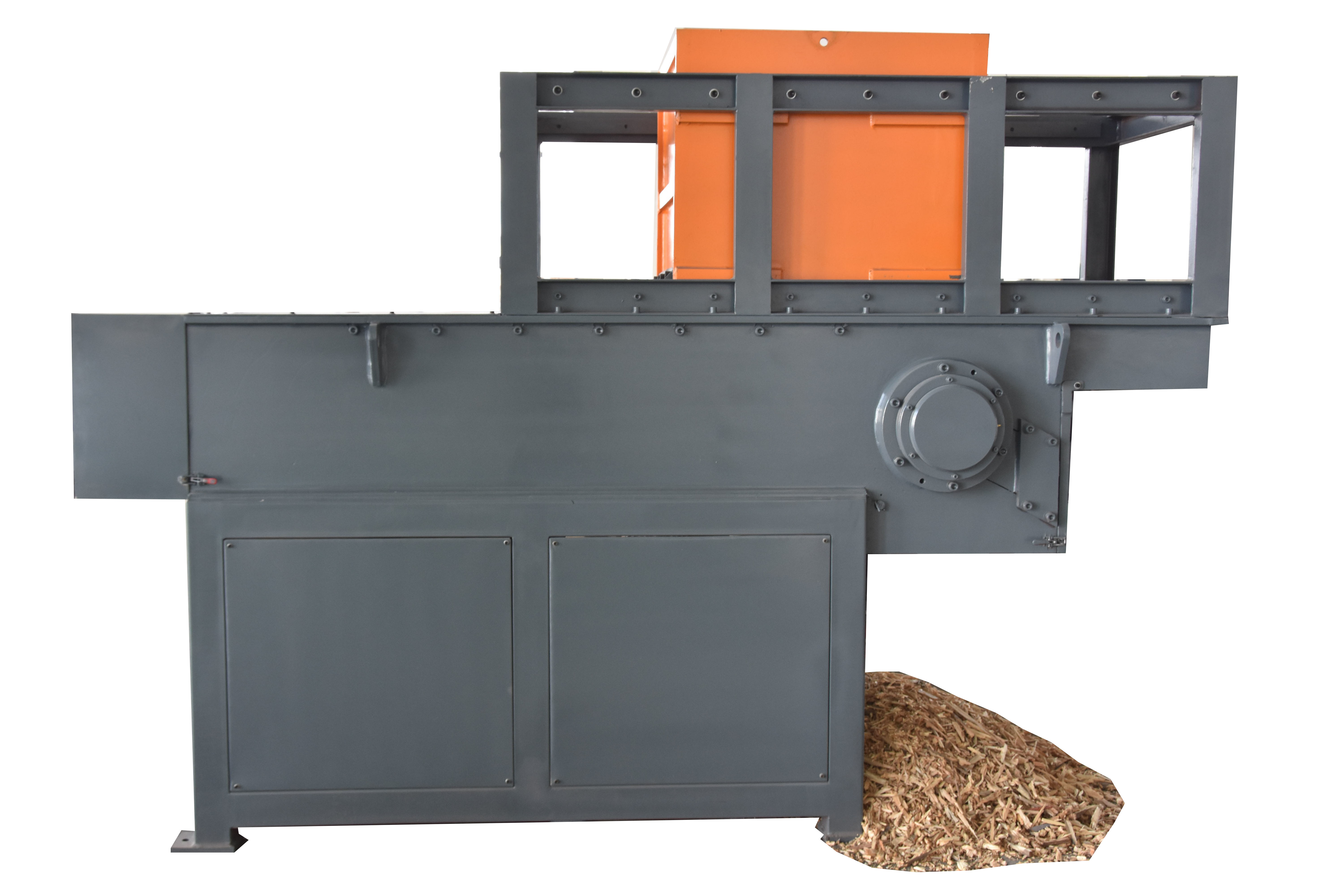 Single Shaft Pipe Barrel Bottle Film Disk Plastic Shredder Recycling ...
